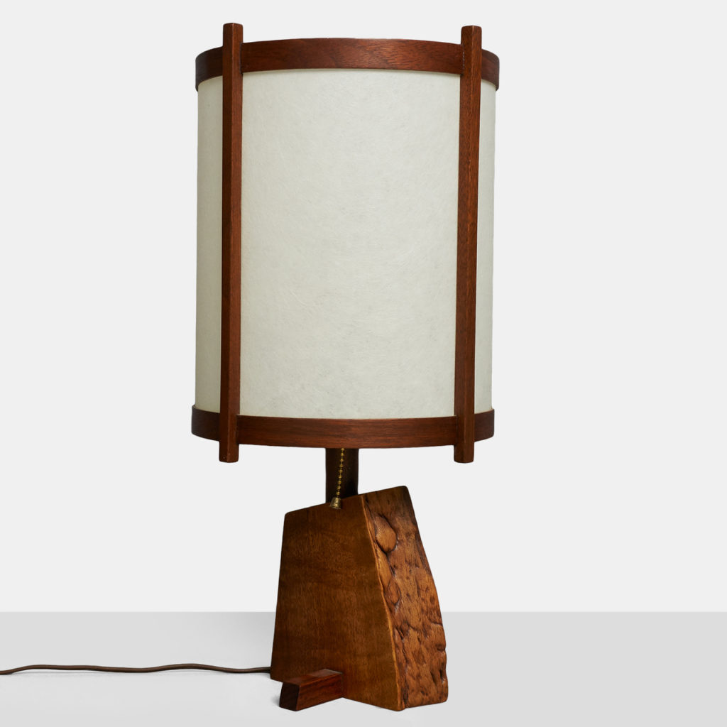 Table Lamp by George Nakashima, Circa 1968 – Almond and Company